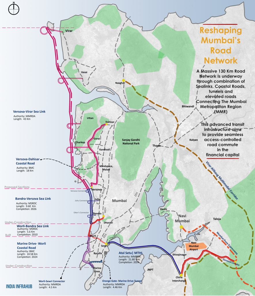 On The Map: How Mumbai Is Redrawing Its Road Transit With A 200 Km Network Of Sea Links And ...